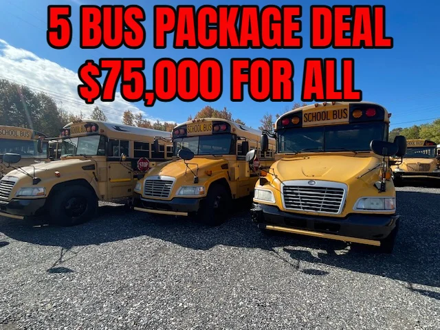 5 BLUE BIRD PACKAGE DEAL | BusesForSale.com | BusesForSale